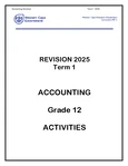 Accounting Grade 12 - Session Notes with Exam Preparation Insights ...