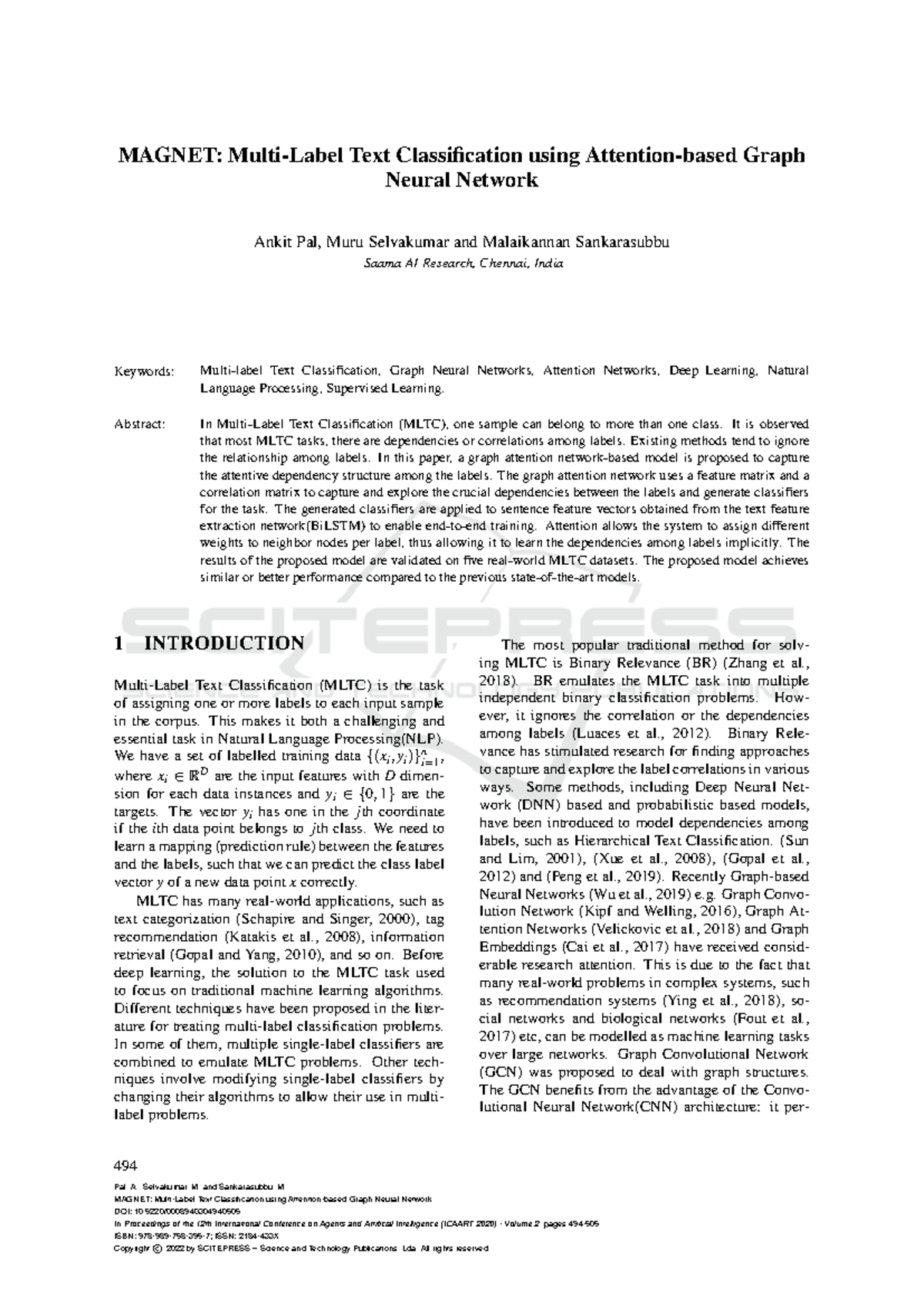 MAGNET: Multi-Label Text Classification with Graph Neural Networks ...