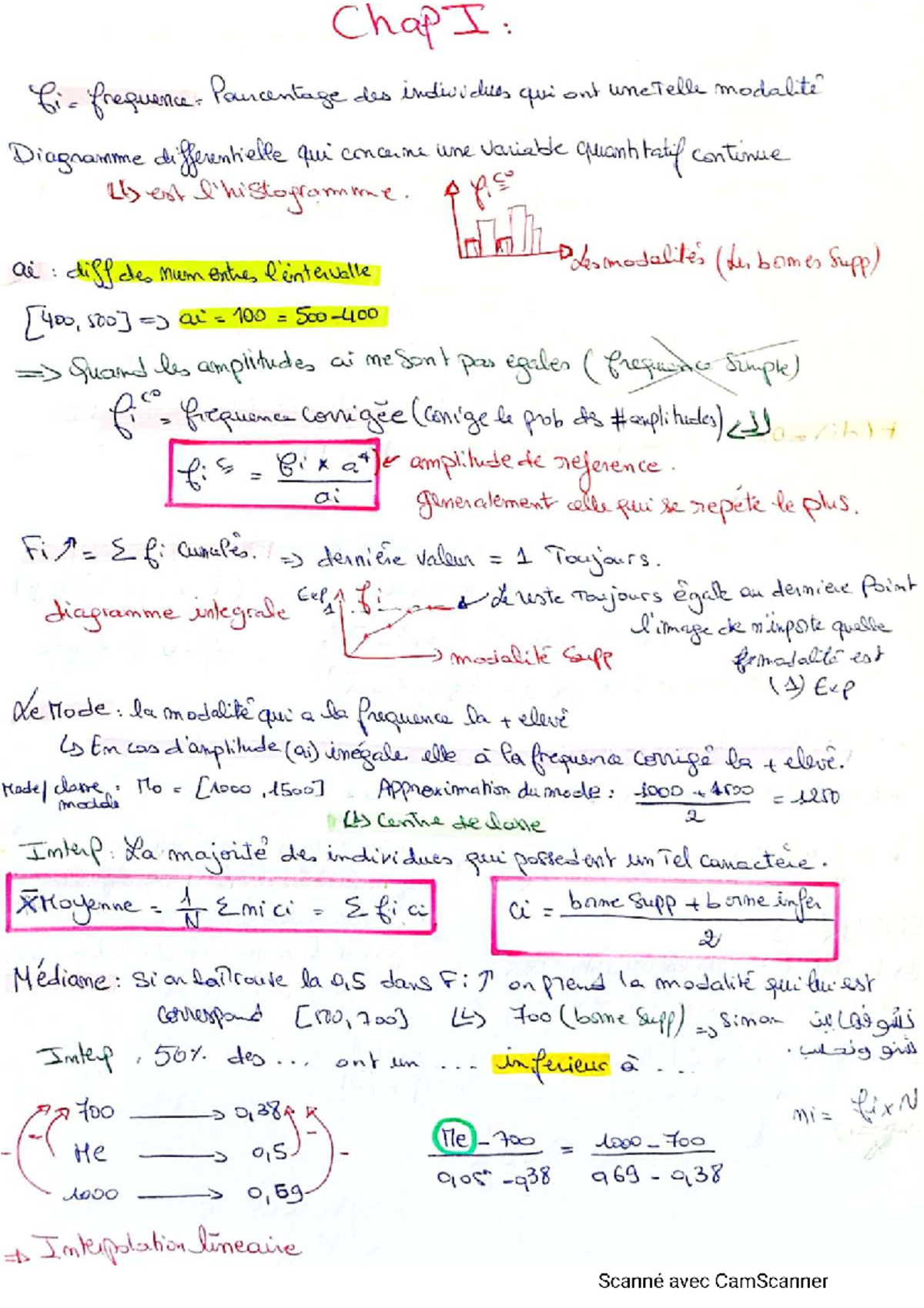 Statistical Probability Notes - Course Code: STATS 101 - Studocu