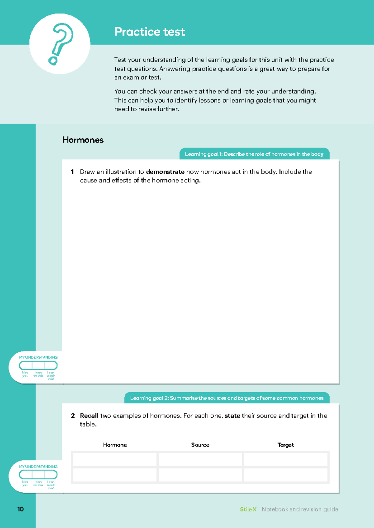 Stile X Endocrine System Revision Notes & Practice Test 2024 - Studocu