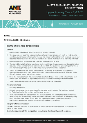 2021 Apsmo - PRACTICE TEST - OLYMPIAD 2 APSMO 2021 : DIVISION S ...