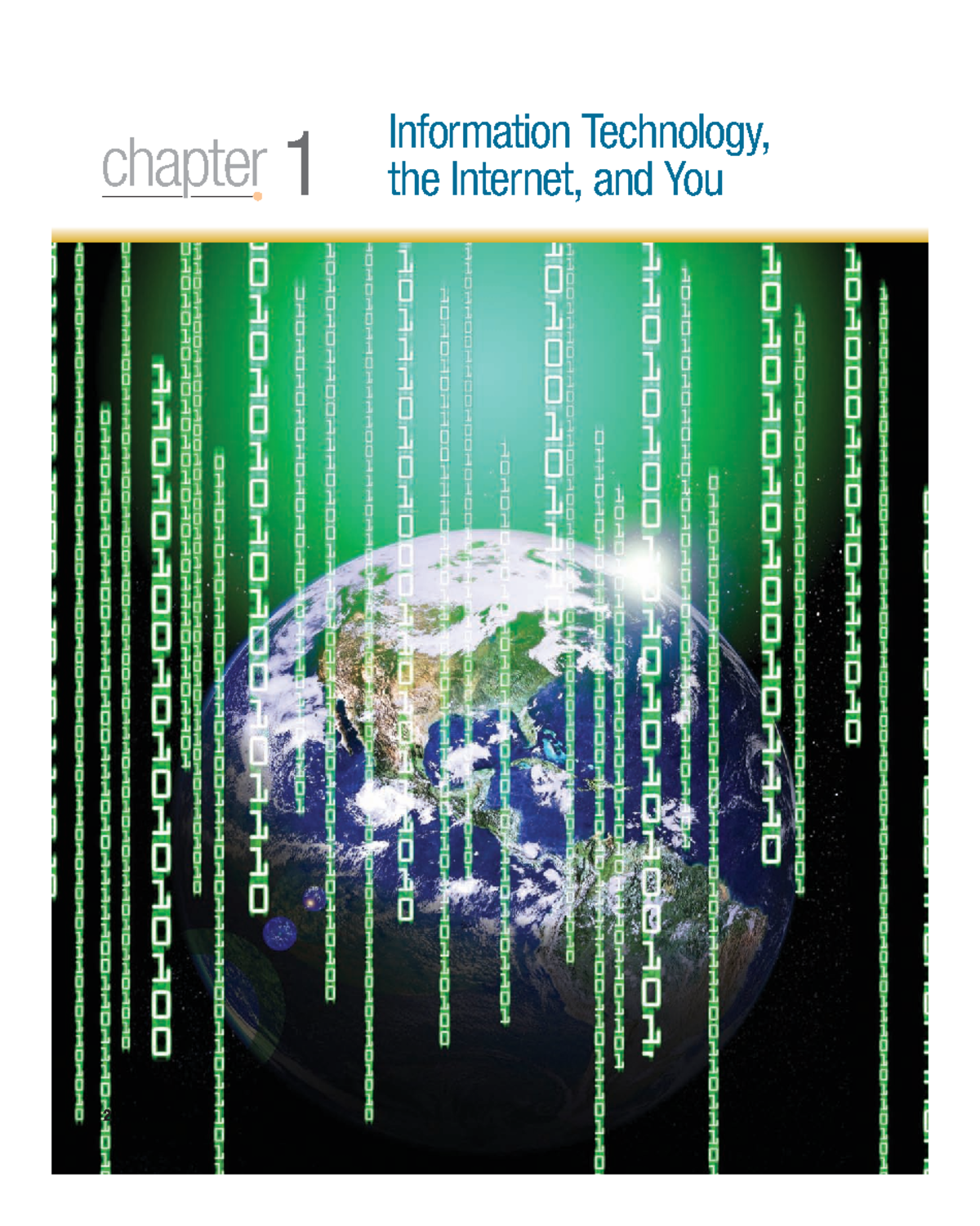 Chapter 1 - Information tech, Internet - 2 Information Technology, the ...