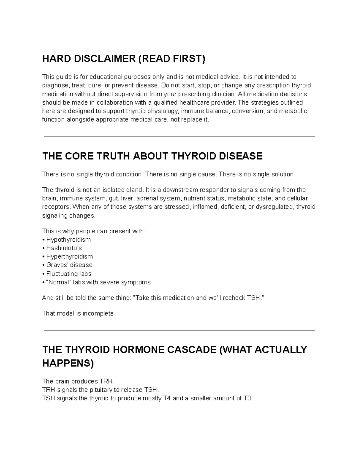 THE Complete Thyroid Guide: Understanding Thyroid Health and Care - Studocu