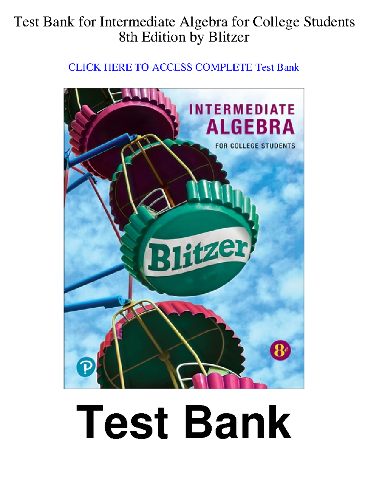 9780136553434-TEST-BANK - Test Bank for Intermediate Algebra for ...