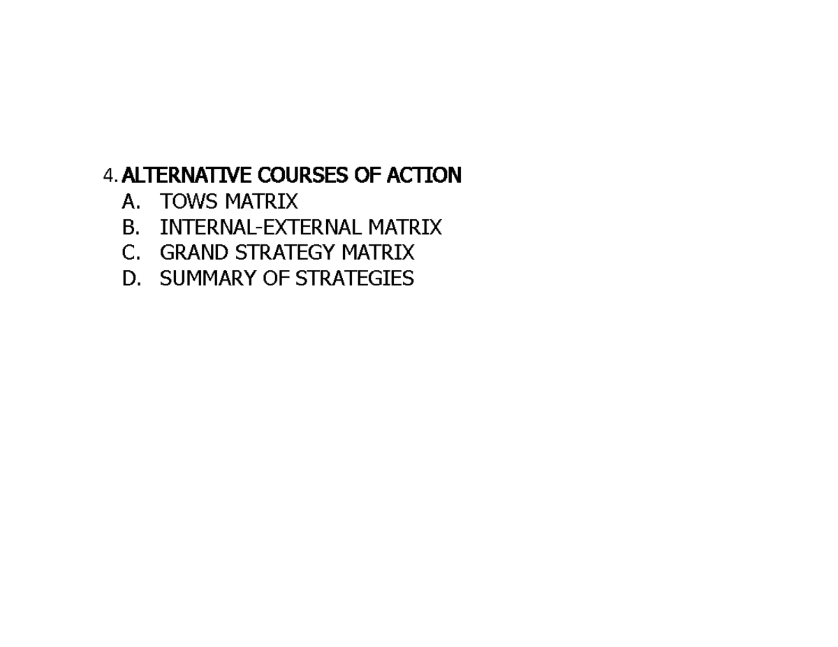 Strategic Analysis of Apple: TOWS, IFE & EFE Matrices (Course Code: 4 ...