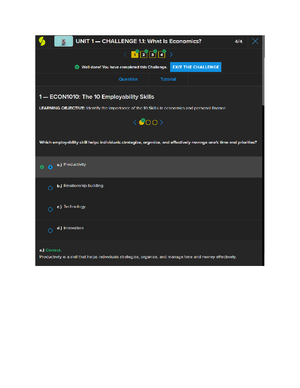 Unit 2 Touchstone Template (1) - ECON1010 Taking Charge of Your Economic Future Name: Unit 2 ...