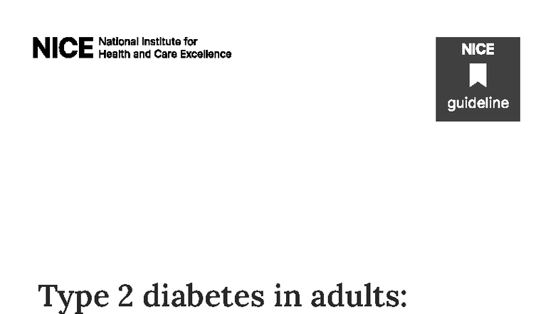 Type 2 diabetes in adults management pdf 1837338615493 - Type 2 ...
