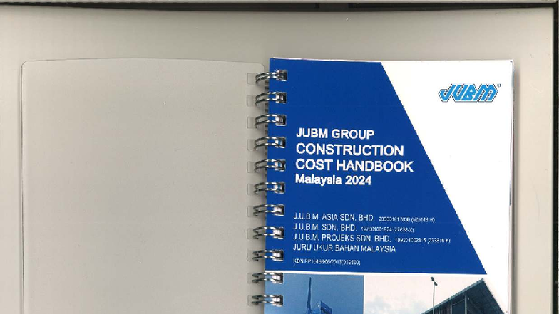 JUBM Group Construction Cost Handbook 2024 - Malaysia Edition - Studocu