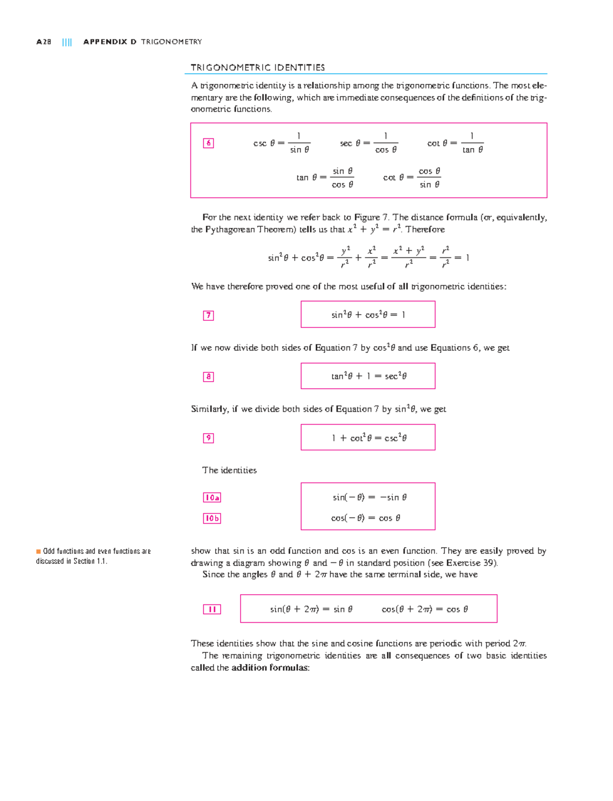 A28 Trigonometric Identities: Basic Relationships and Proofs - Studocu