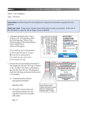 Calculatig Intake and Output 1 - 3/29/ 1 Calculating Intake and Output ...