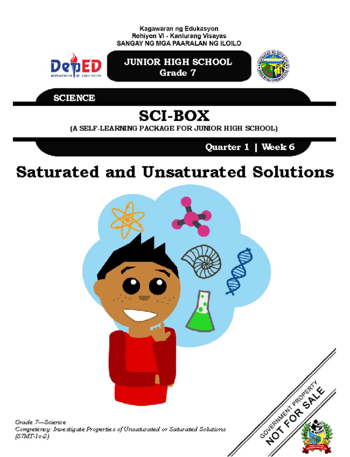 Science 7 Q1W6: Exploring Saturated & Unsaturated Solutions - Studocu