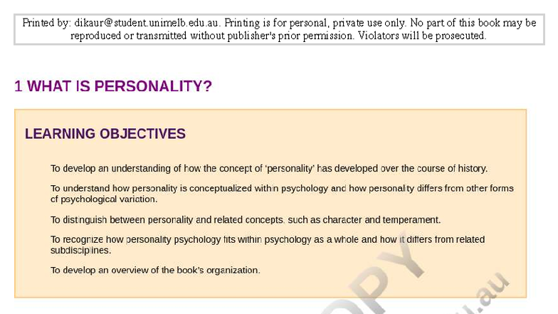 Introduction to Personality, Individual Differences & Intelligence ...