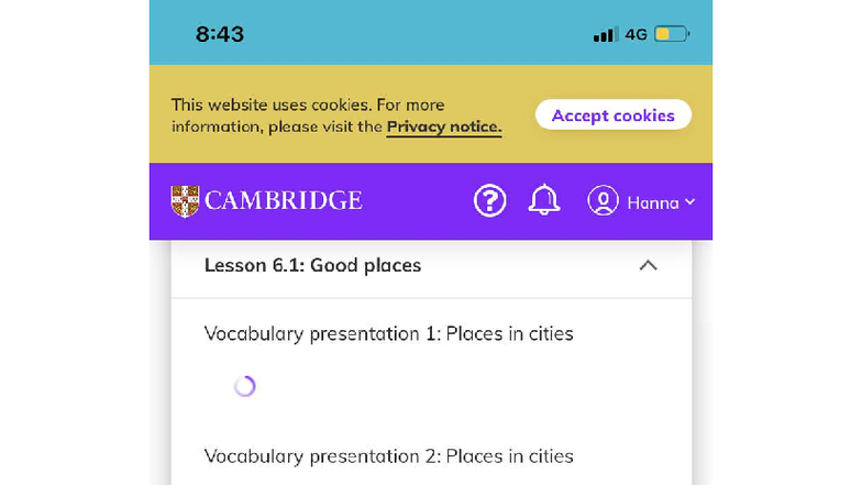 Cambridge Lesson 6 Activities and Vocabulary Notes - Studocu