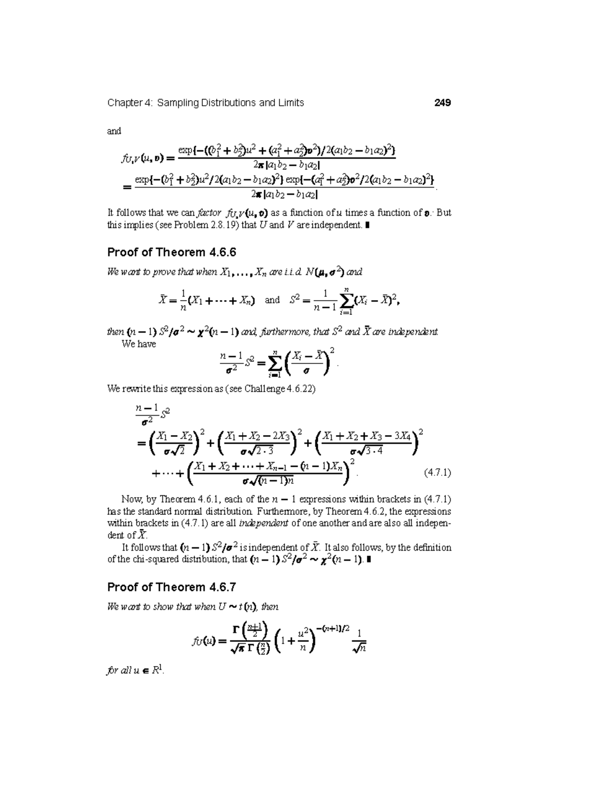 Chapter 4: Sampling Distributions and Limits - Calculus Notes Summary ...