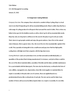 2-1 probblem set - ACC 202, 2-1 Problem Set: Module Two - ACC-202-R6935 ...