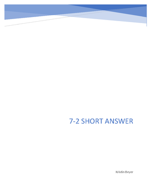 Module 3 Short Answer - Module Three Short Answer Professor Jill Thayer ...