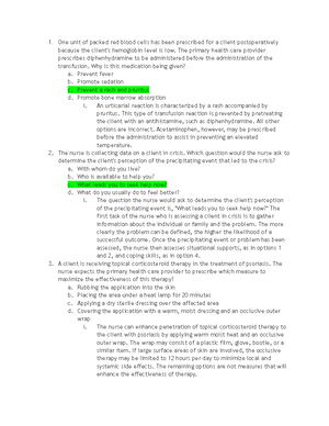 Chapter 46-Nursing Care of the Child With an Alteration in Cellular ...