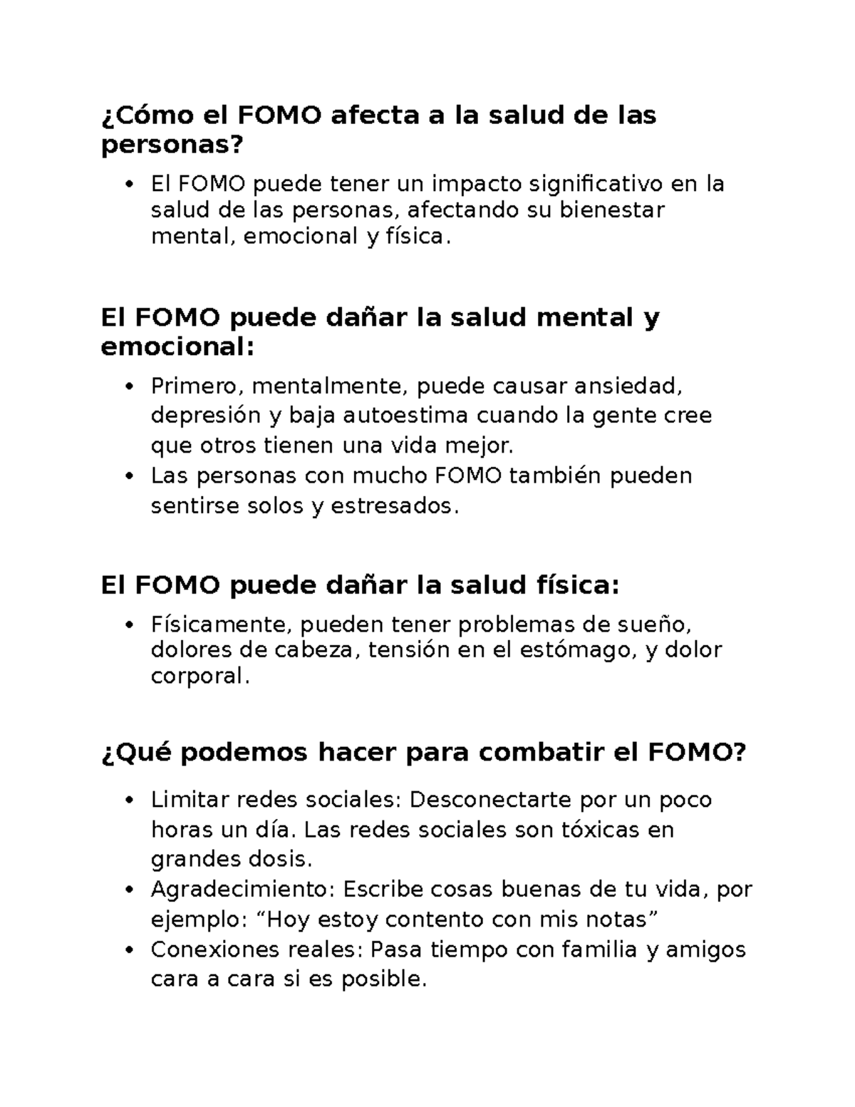 Que Es Tener Fomo