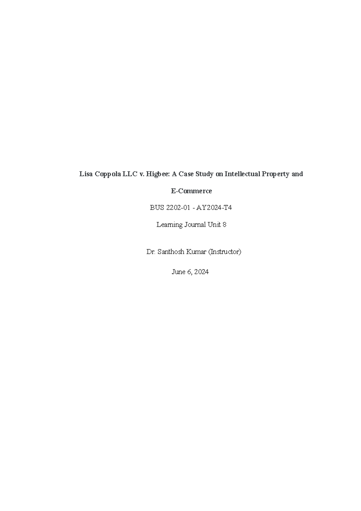 Lisa Coppola LLC v. Higbee - A Case Study on Intellectual Property and ...
