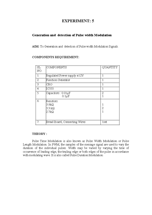 BECL404 -Manual - Communication Laboratory - Expt. Title of Experiments ...