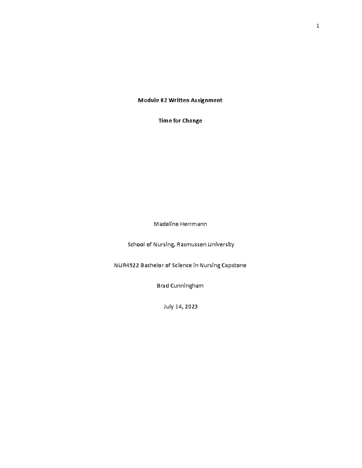 Cauti - catheter associated uti - Module 02 Written Assignment Time for ...