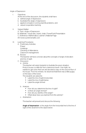 ESP2-DLP WEEK1-Q1 - ESP 2 - Department of Education Detailed Lesson Plan in ESP II DETAILED ...
