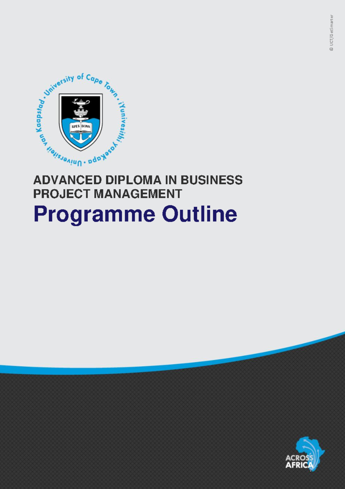 UCT Adv Dip in Business Project Management: Programme Outline - Studocu