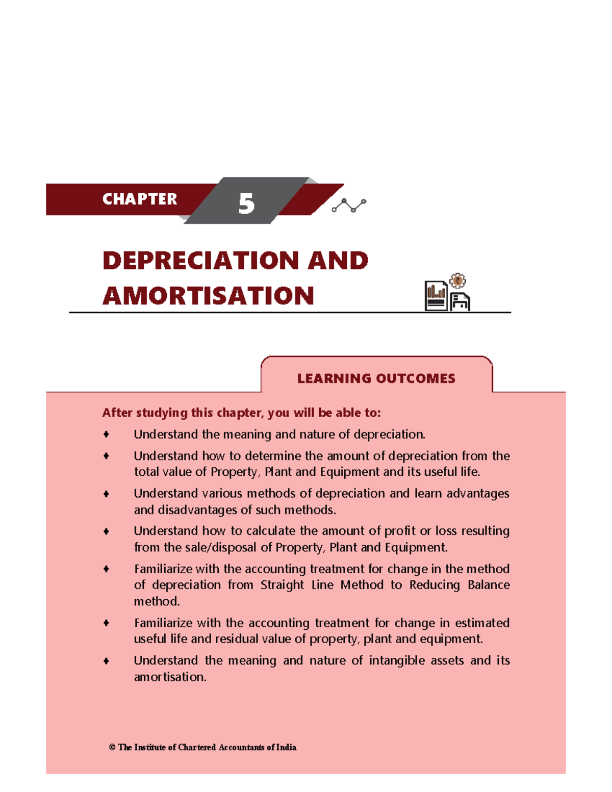 CHAPTER 5: DEPRECIATION AND AMORTISATION - LEARNING OUTCOMES AND ...
