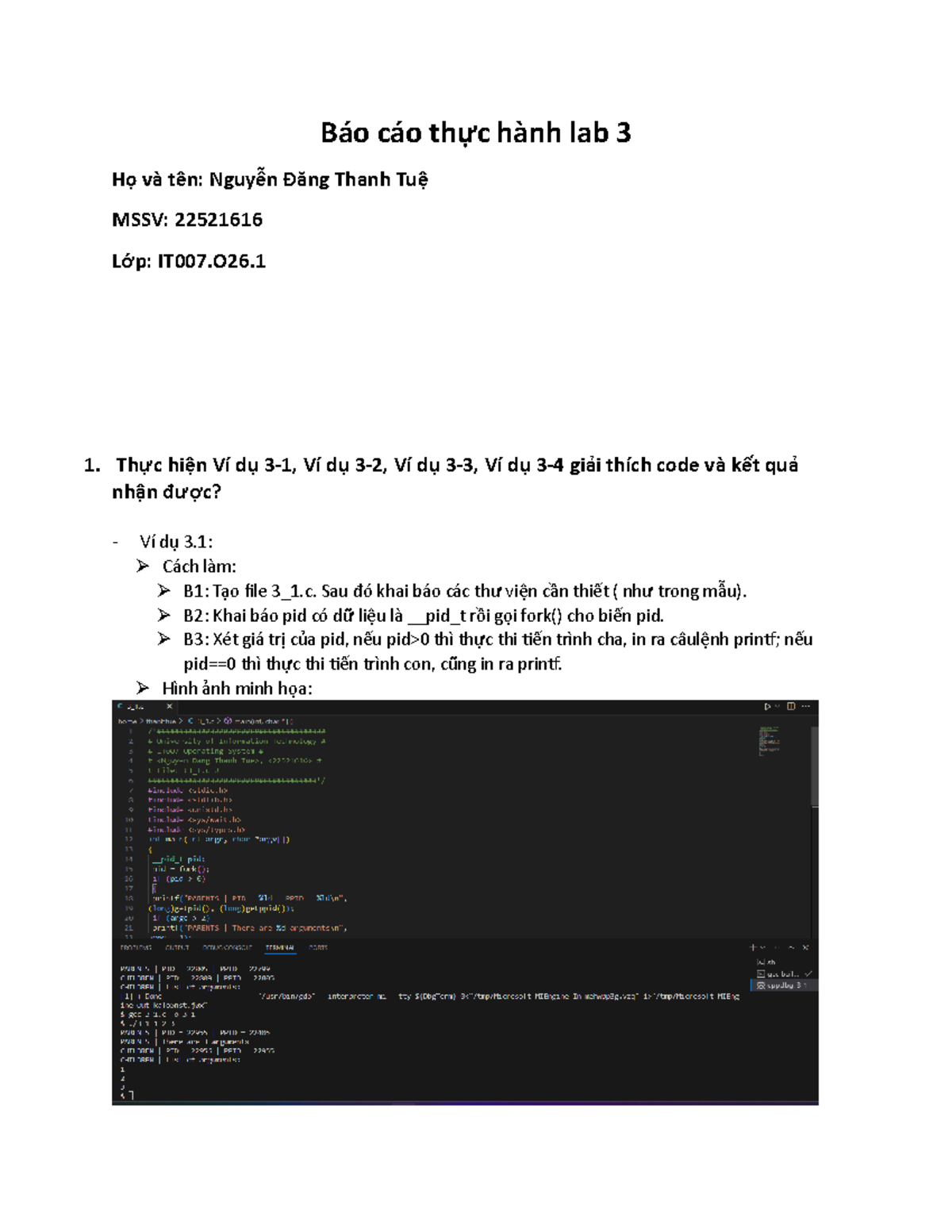 22521616-IT007-lab3 - Báo cáo thực hành lab 3 Họ và tên: Nguyễn Đăng Thanh Tuệ MSSV: 22521616 ...