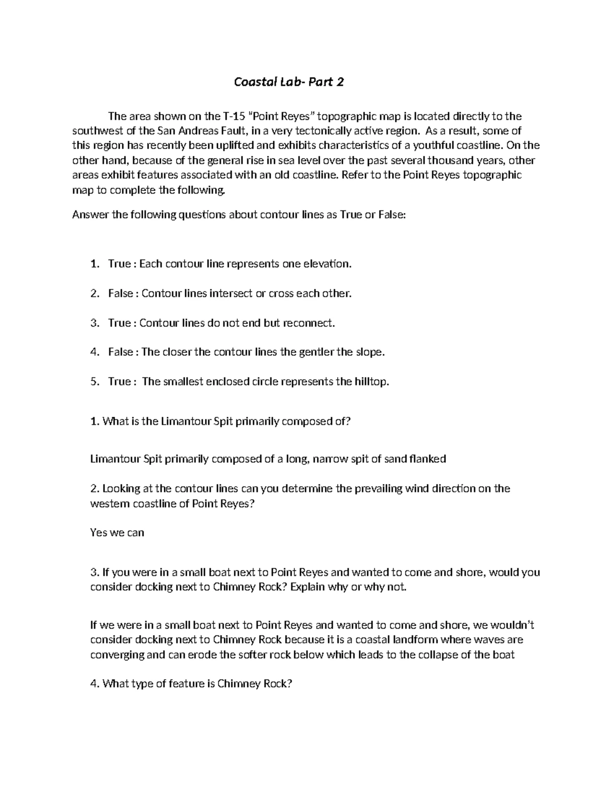 Floodplains Lab Analysis Part 2 - GEOG 102LF - Studocu