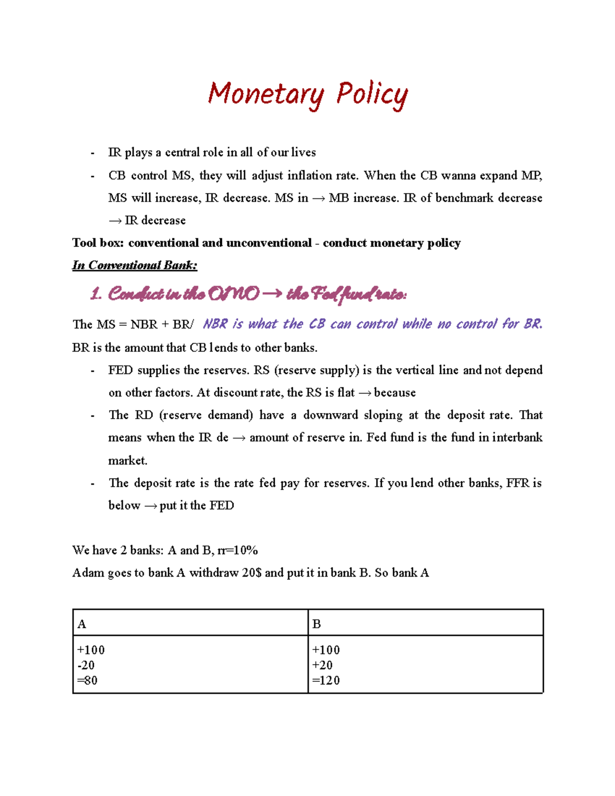 Monetary Policy and Interest Rates: Key Concepts in Money & Banking ...
