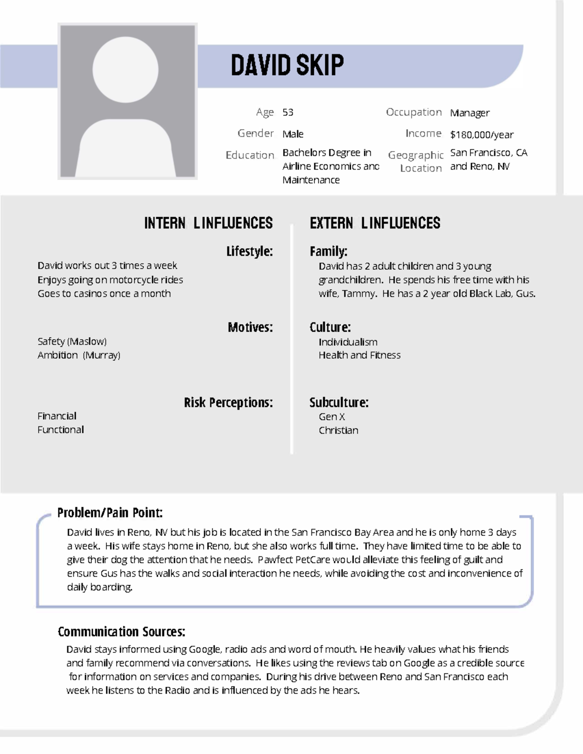 Final Consumer Persona Template Guide - Studocu