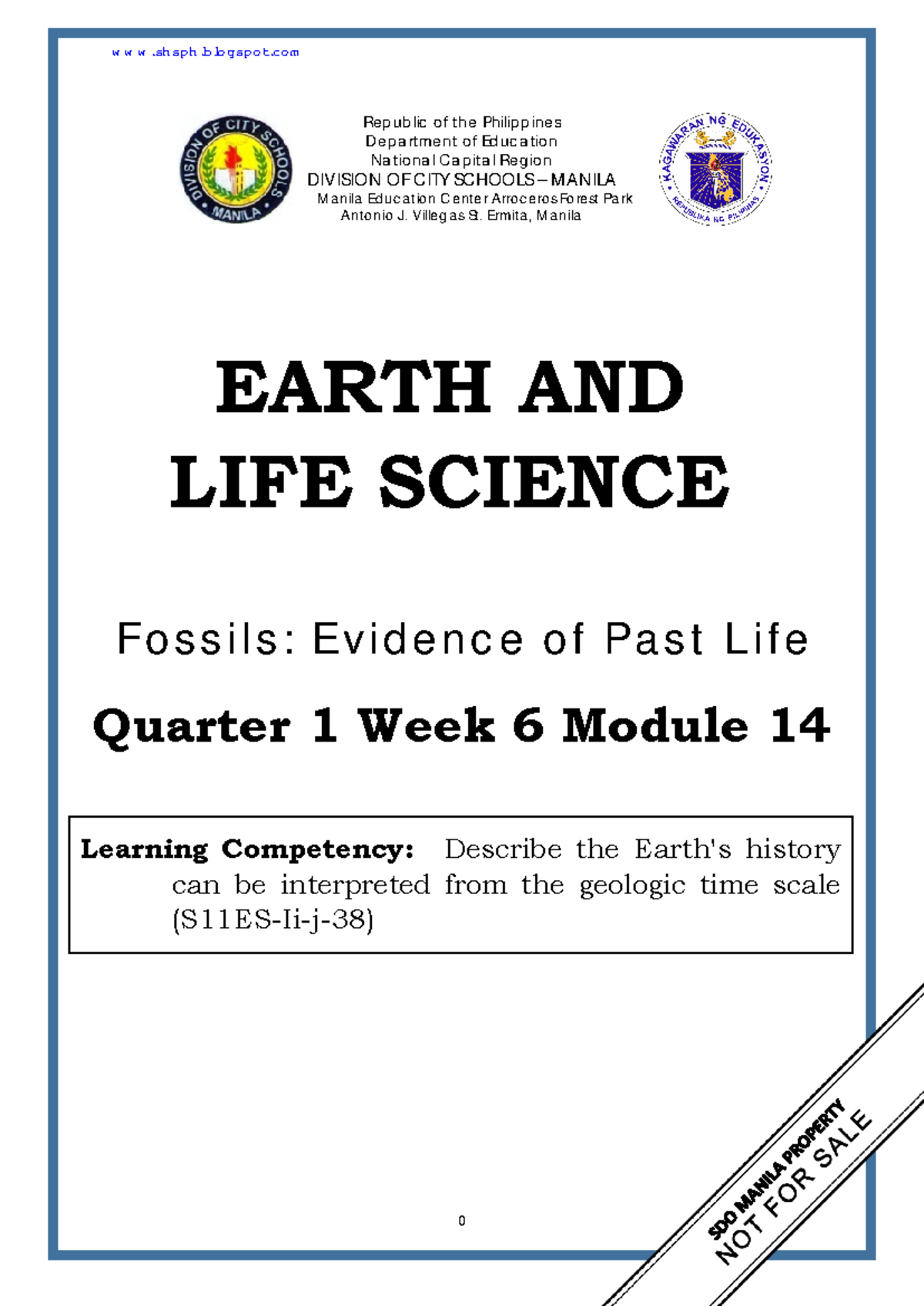 Module 14: Earth and Life Science - Exploring the Geologic Time Scale ...