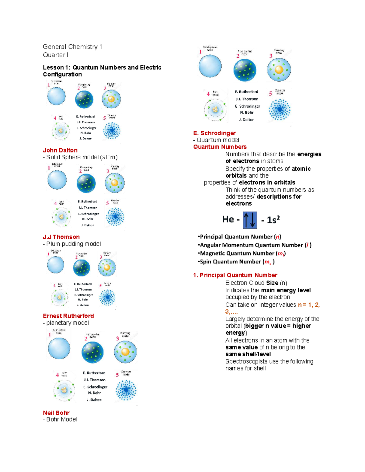 Chemistry-2 - Compiled Notes for SHS chemistry - General Chemistry 1 ...