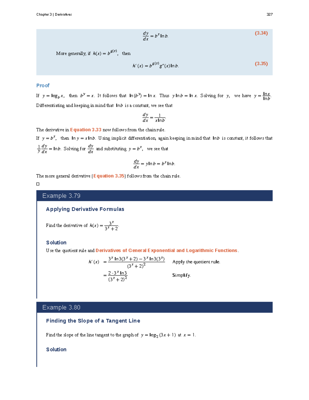 Chapter 3: Derivatives in Calculus Volume 1 - Part 168 - Studocu