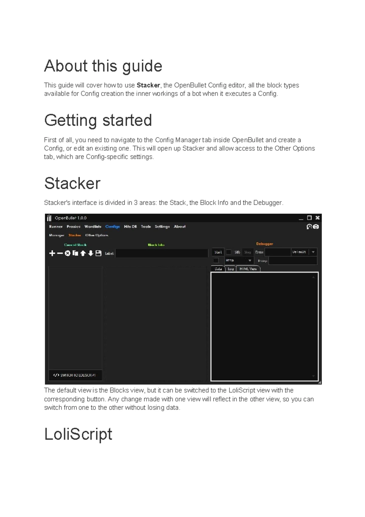 Openbullet Guide 1 - Config Making for Beginners Tutorial - Studocu