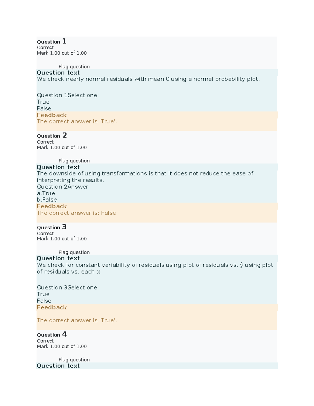 Self-Quiz Unit 8: Statistical Inference Questions and Answers - Studocu