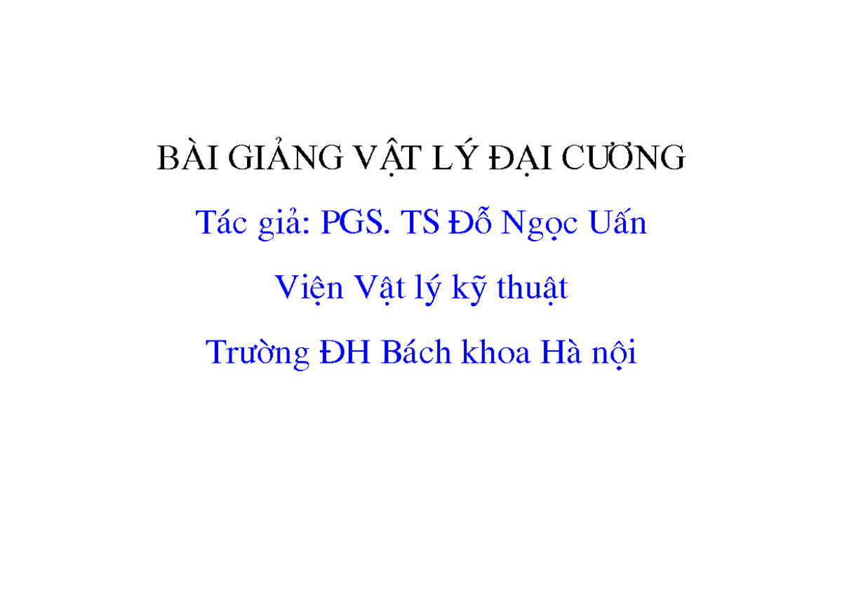 VLĐC02-2-vldcdien 2a - hhhhh - ####### B ####### μ ####### i gi¶ng VËt lý ®¹i c ####### − ...