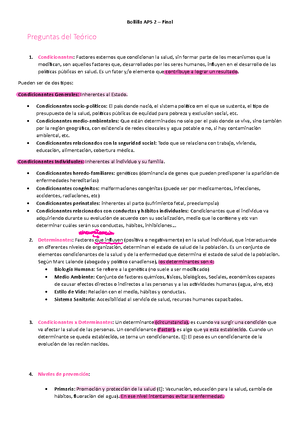 Aps 1 - Aps foros - 1. De acuerdo a los paradigmas de la Salud explica ...