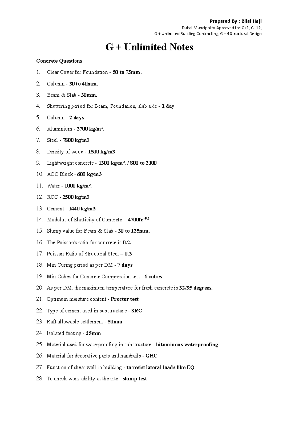 G 4 Structural Design: Comprehensive Notes on Concrete & Steel - Studocu