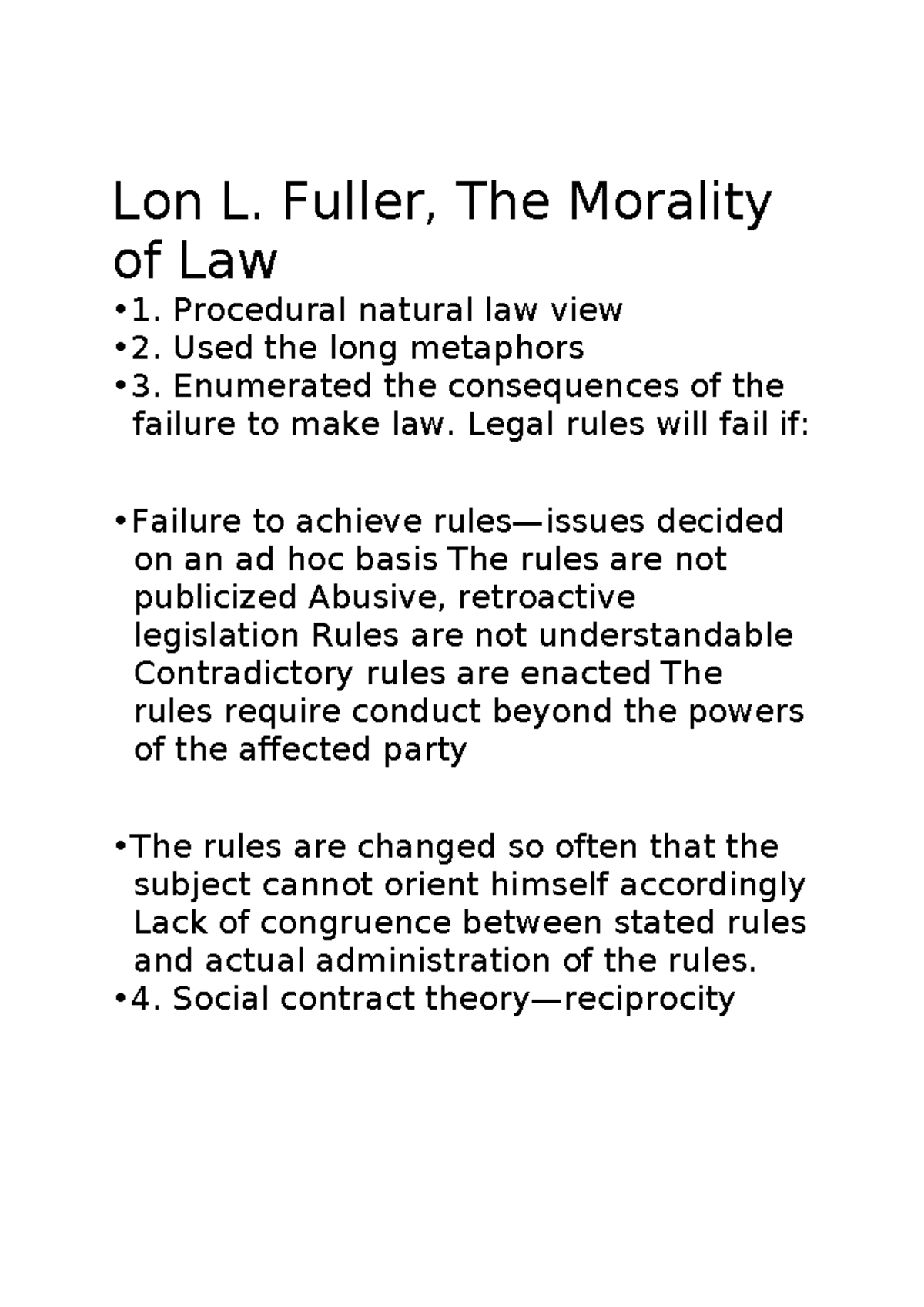 LonL.Fuller,The Morality of Law - Lon L. Fuller, The Morality of Law ...