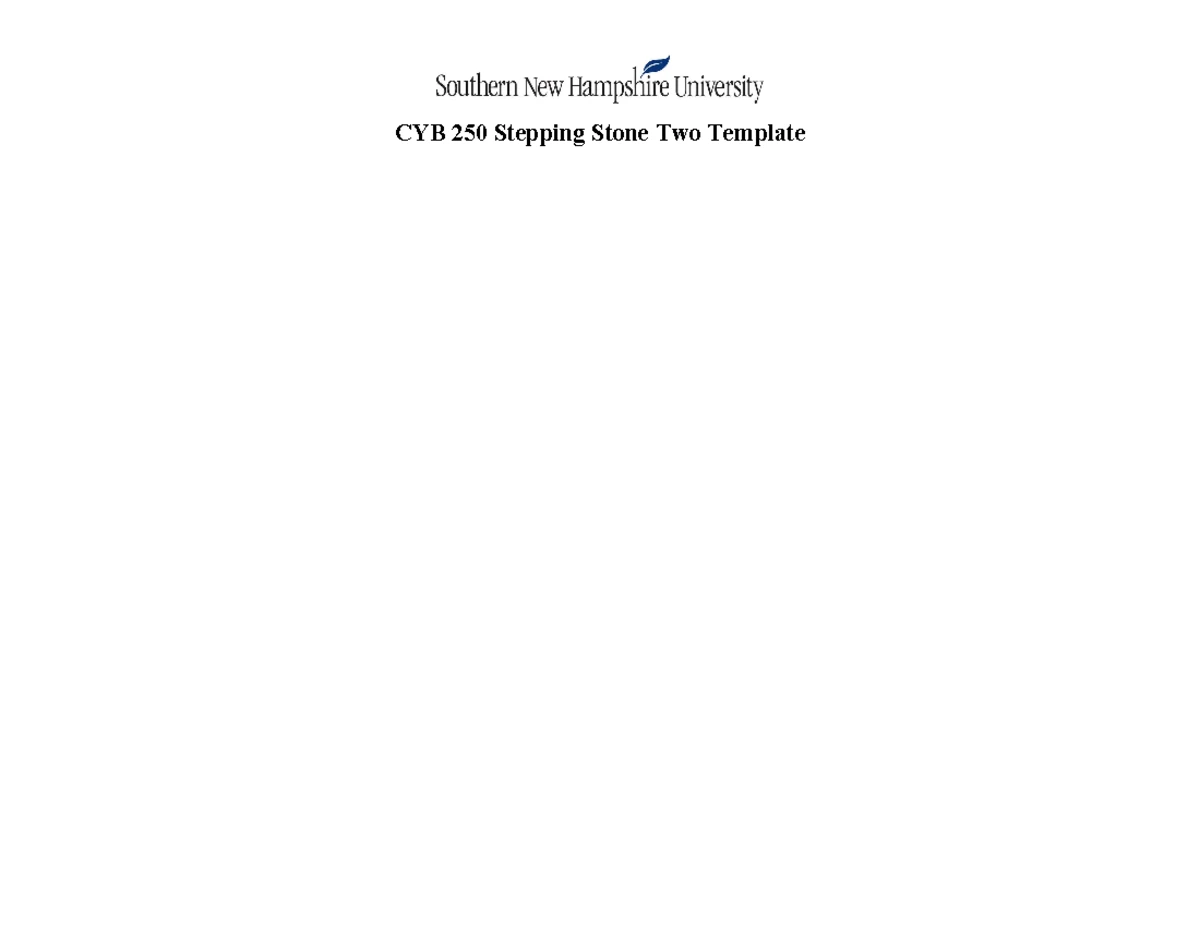 CYB 250 Midterm Activity: BYOD Policy Overview and Guidelines - Studocu