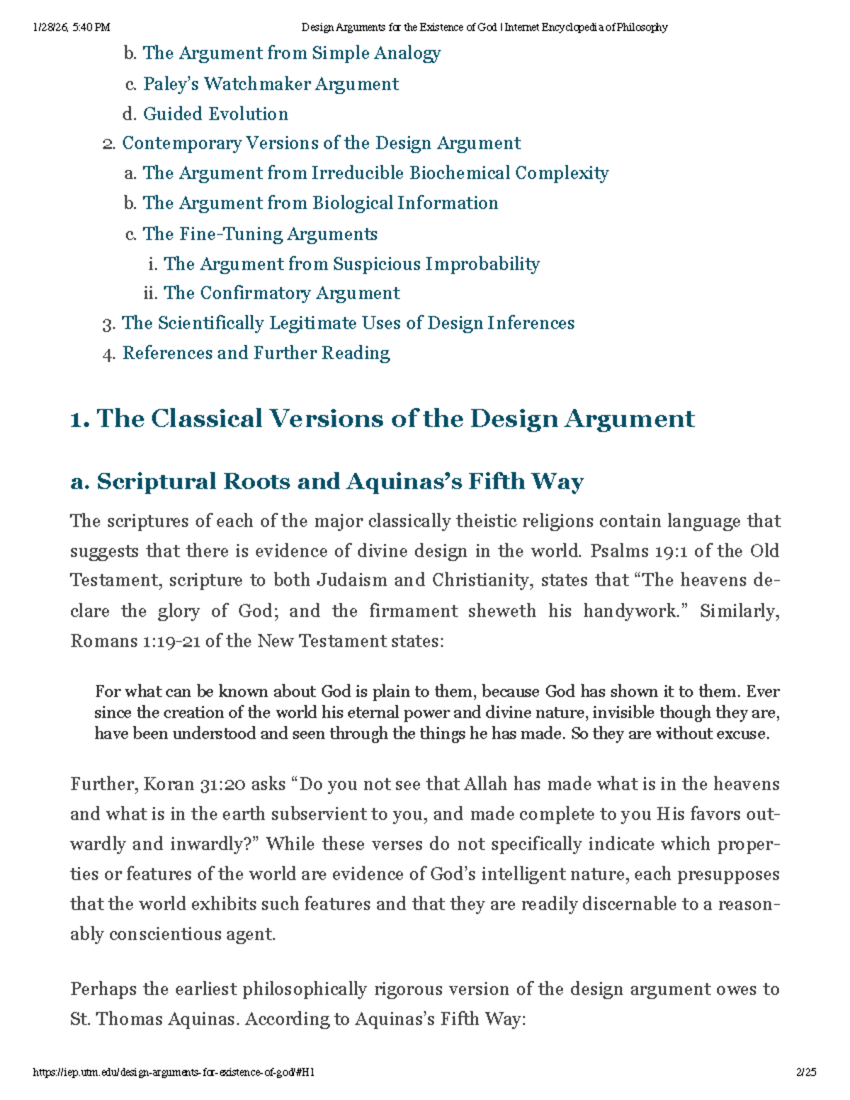 Design Arguments for the Existence of God: A Comprehensive Overview ...