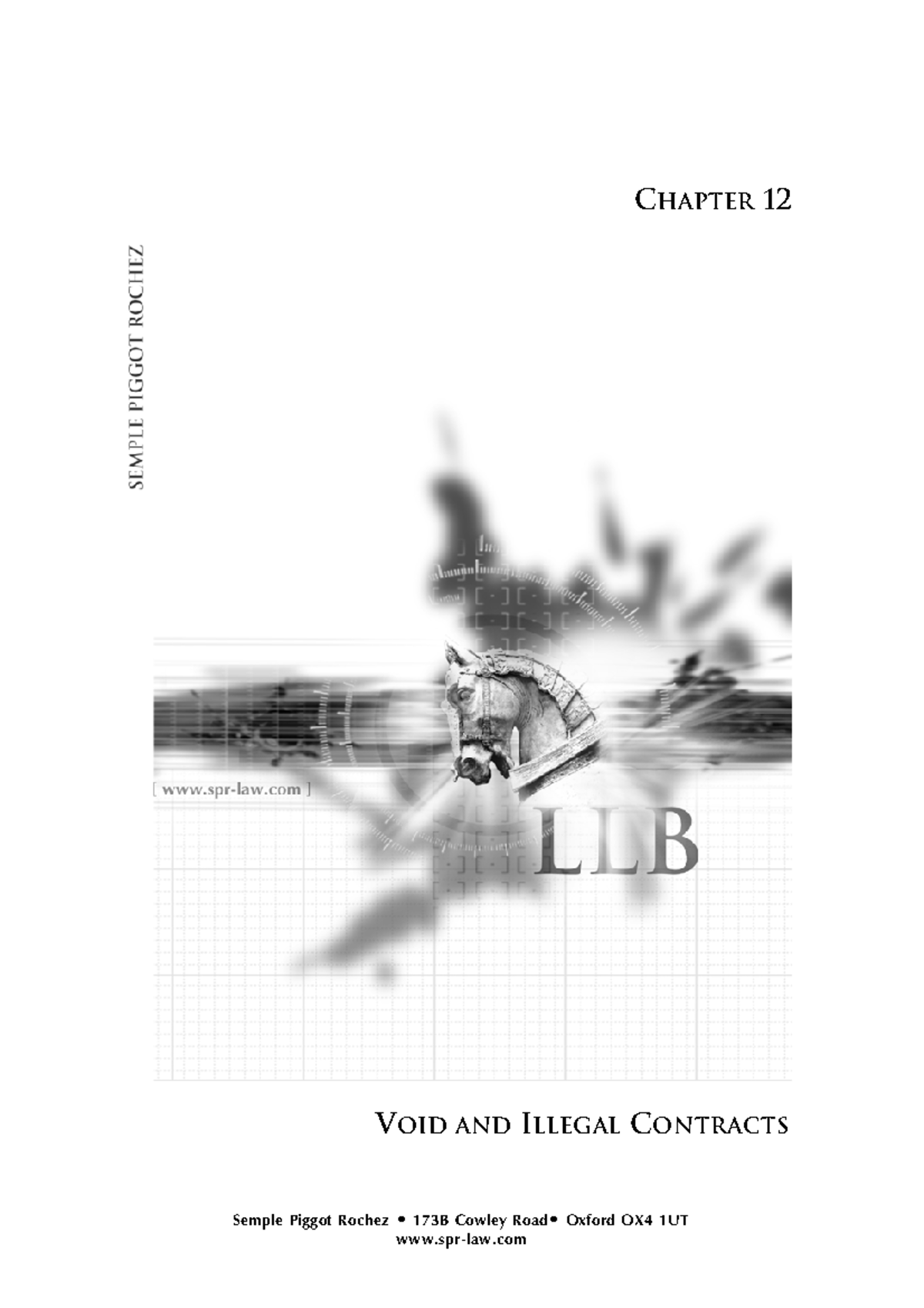 CHAPTER 12: VOID AND ILLEGAL CONTRACTS - Semple Piggot Rochez 173B ...