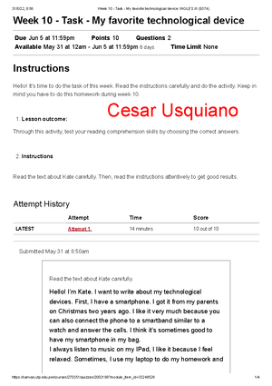 Week 05 Pre Task Grammar Unit 1 Time to Practice 1-update - Week 05 ...