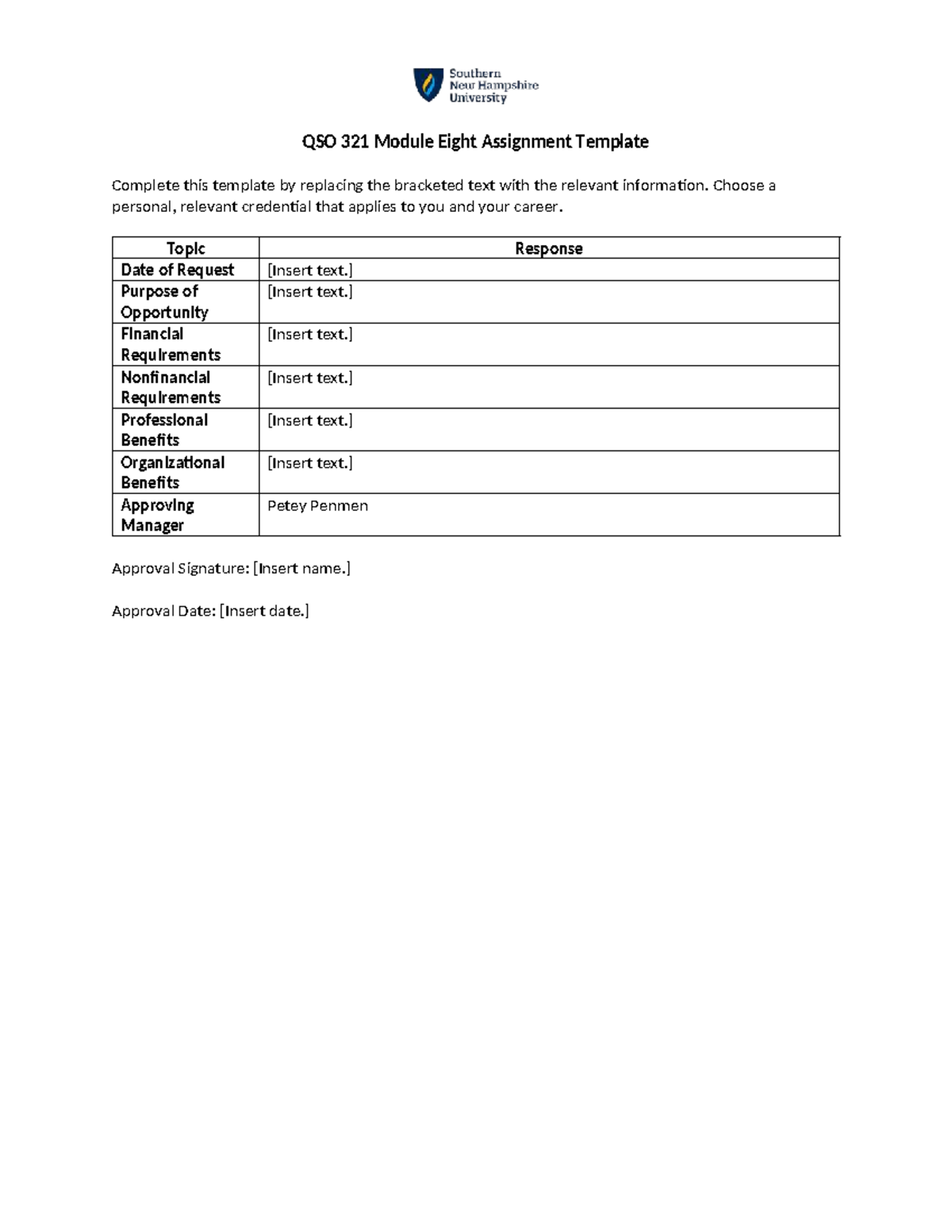 QSO 321 Module Eight Assignment Template - QSO 321 Module Eight ...
