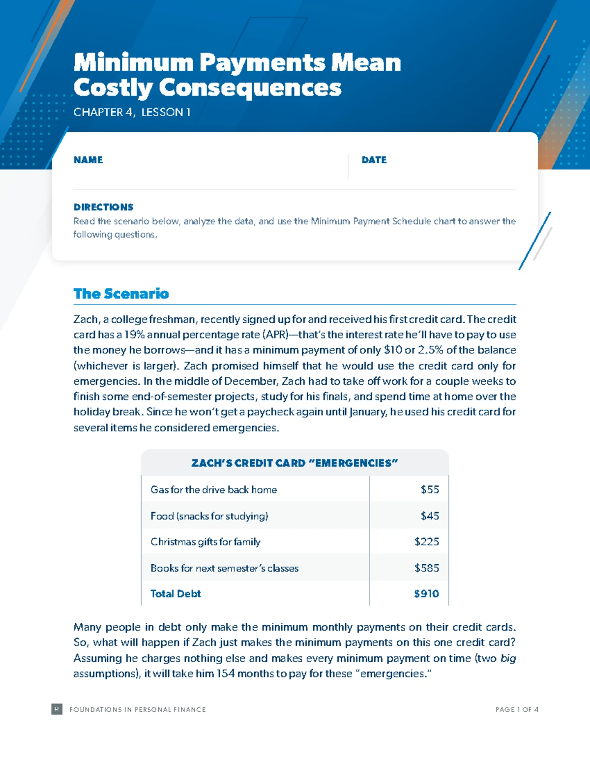 Foundations in Personal Finance: Chapter 11, Lesson 1 - Cost of Living ...