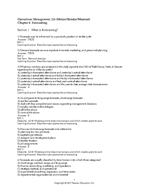 Chapter 13 - Operations Management, 12e (Heizer/Render/Munson) Chapter 13 Aggregate Planning and ...
