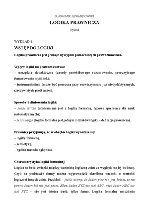 [Solved] co to jest semiotyka - Logika prawnicza (2200-1P002) - Studocu