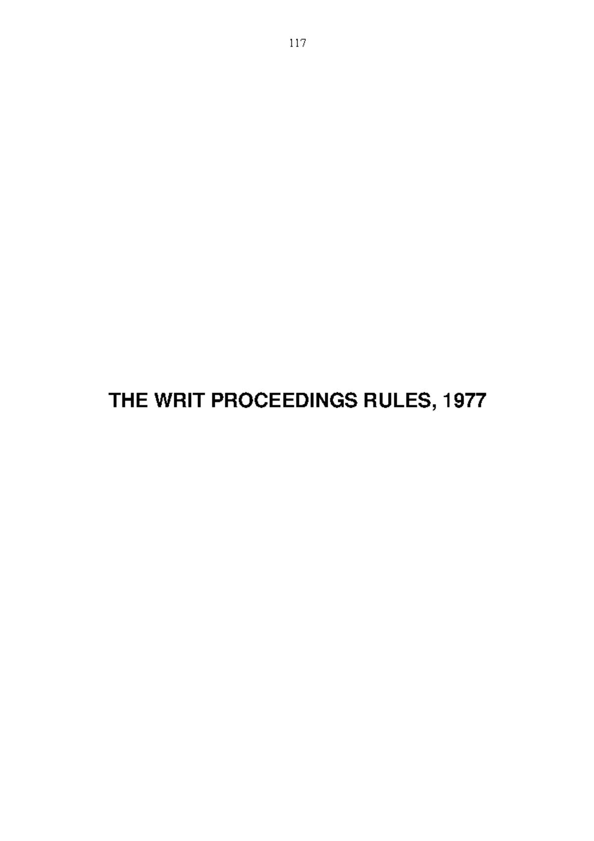 Karnataka HC Writ Proceedings Rules 1977 - Detailed Guidelines - Studocu